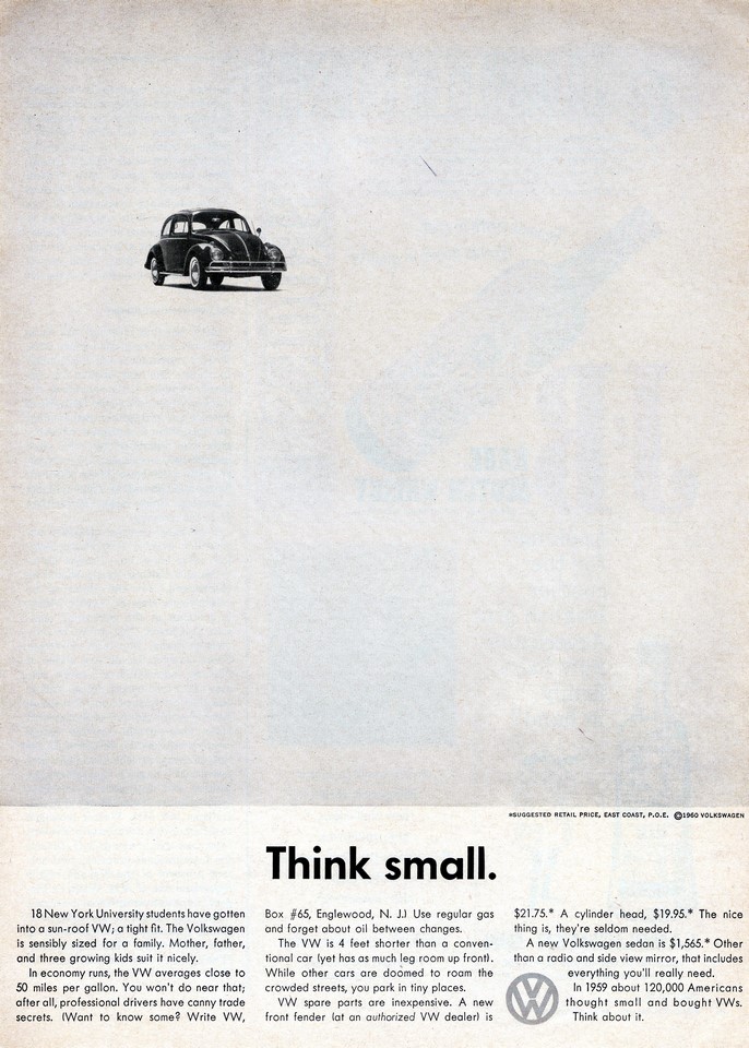 ¿Por qué Volkswagen podría ser el mejor anunciante de los últimos 100 años?