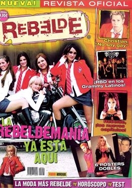 ‘Rebelde’ ya tiene revista oficial