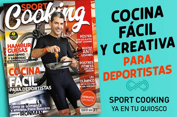Llega Sport Cooking, la revista de cocina para deportistas