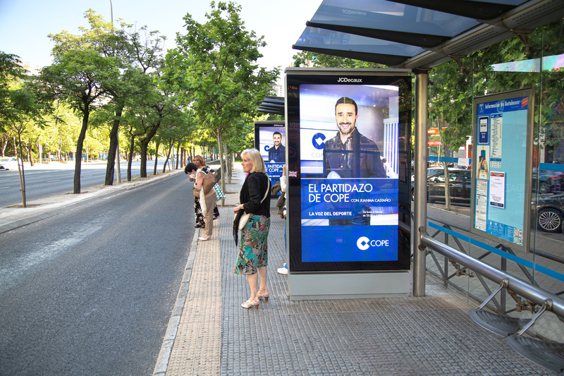 JCDecaux ya supera las 500 pantallas en Mobiliario Urbano