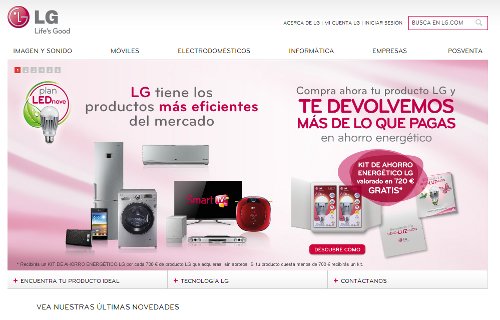 LG lanza la mayor promoción de su historia en España